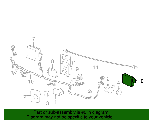 2016-2019 Cadillac Sensor 84132388 | TascaParts.com