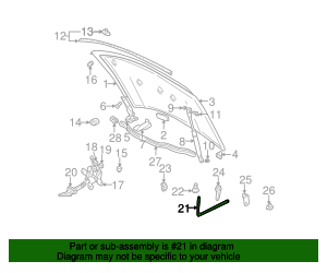 1993-2006 Volkswagen OEM NEW 1993-2006 VW Volkswagen Jetta Golf GLX ...