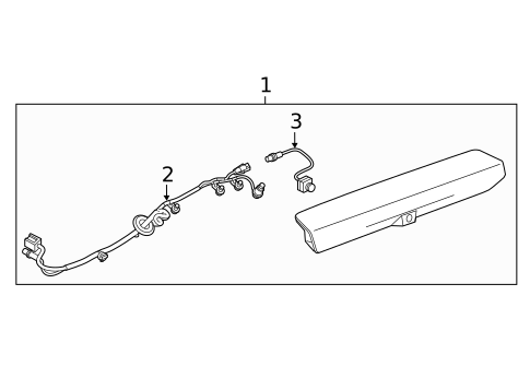High Mounted Stop Lamp for 2019 GMC Sierra 1500 | GMPartsDirect.com