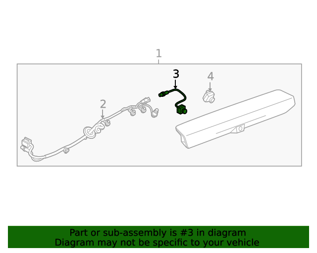 84929557 - Rearview Mirror Video Display Camera - 2019-2023 GM ...