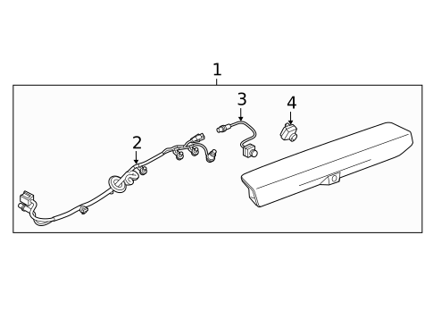 High Mounted Stop Lamp pour 2024 GMC Sierra 1500 | Pièces GM Lussier ...
