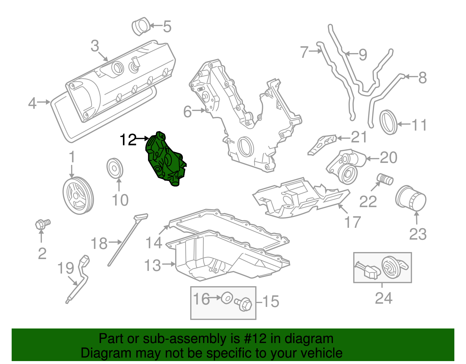 5L3Z-6600-A - Oil Pump 1991-2019 Ford | AutoNation Parts