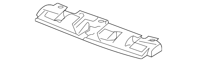 2017-2024 GM Radiator Air Upper Baffle 84574863 GM | GMPartsDirect.com
