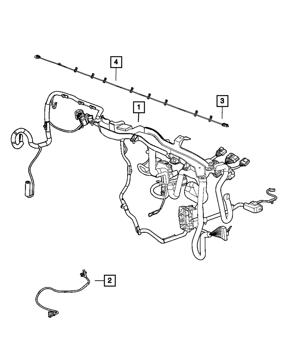 2011-2013 Jeep Instrument Panel Wiring 68083169AB | My Mopar Parts