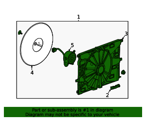2020-2024 GM Engine Cooling Fan 60002452 | GMPartsDirect.com