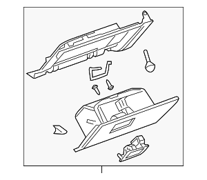 2006-2008 Chevrolet Malibu Glove Box Assembly 15294396 | GMPartsDirect.com