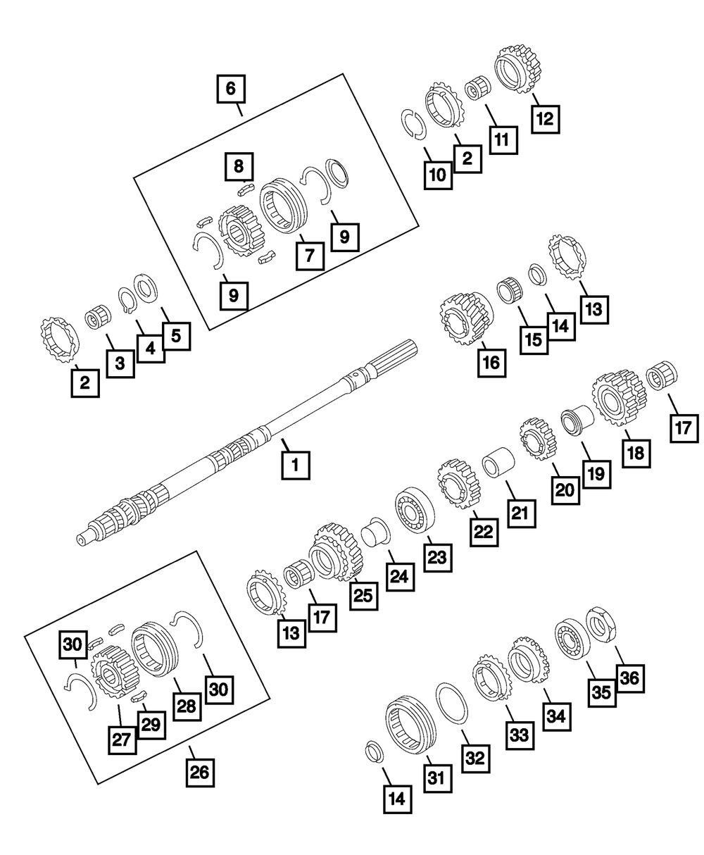2017-2019 Fiat 124 Spider Inner Race 68332482AA | Miracle Mopar
