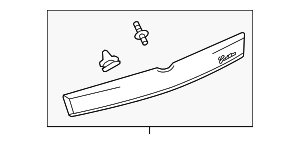 2010-2016 Cadillac SRX Center Liftgate Applique 22762877 GM ...