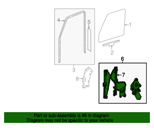 4637201346 - Window Regulator 2002-2018 Mercedes-Benz | AutoNationParts.com