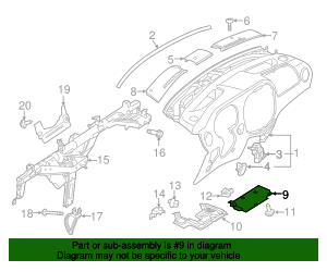 447-680-02-06-9051 - Lower Cover - 2016-2020 Mercedes-Benz Metris ...