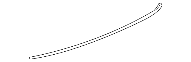 2005-2010 Mopar Upper Molding 4805887AE | TascaParts.com