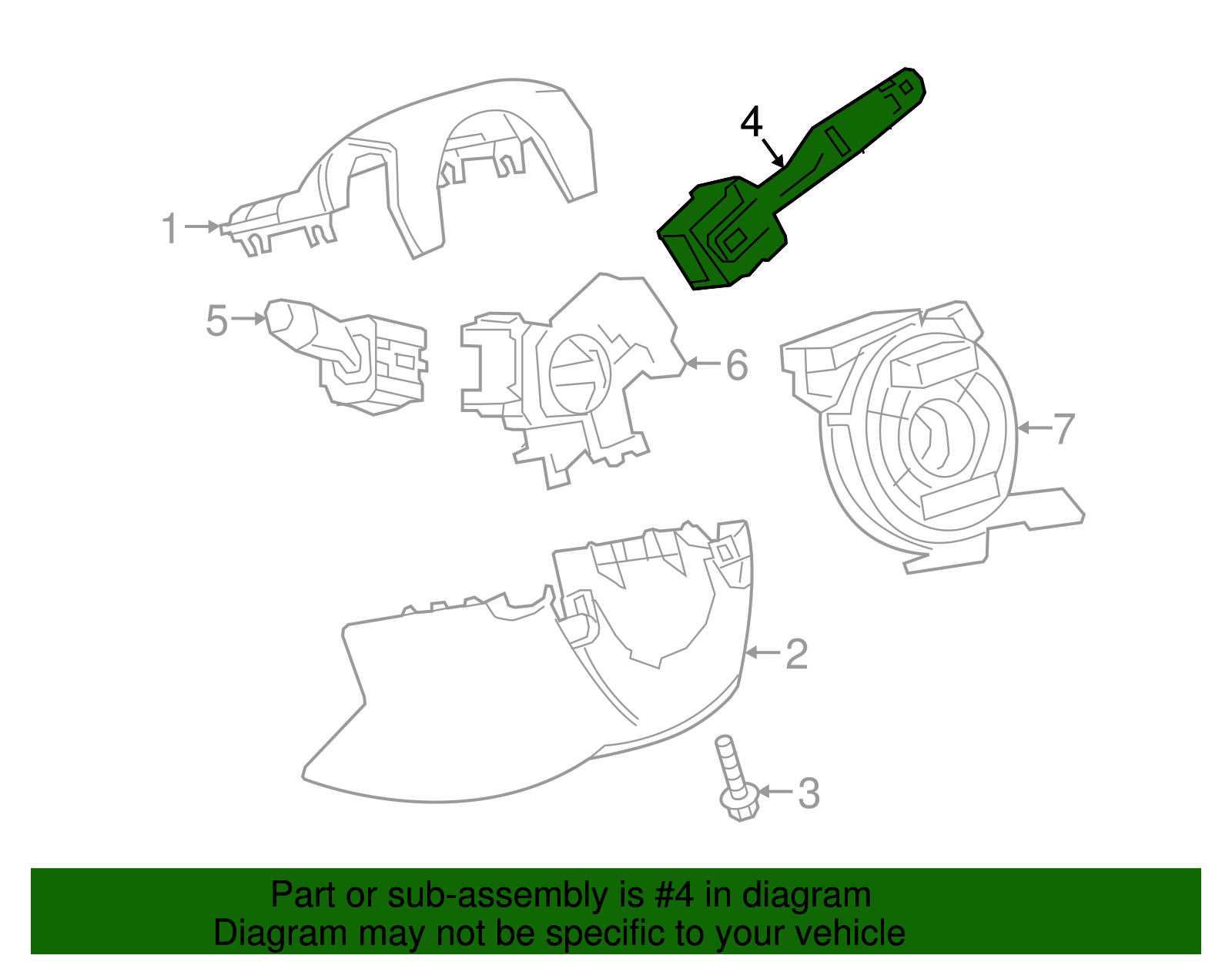 2017-2025 GM F (S)Switch (Replaces Part Number 84414719) 84925179 GM ...