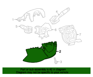 2018-2023 GM Lower Column Cover 84438440 | GMPartsDirect.com