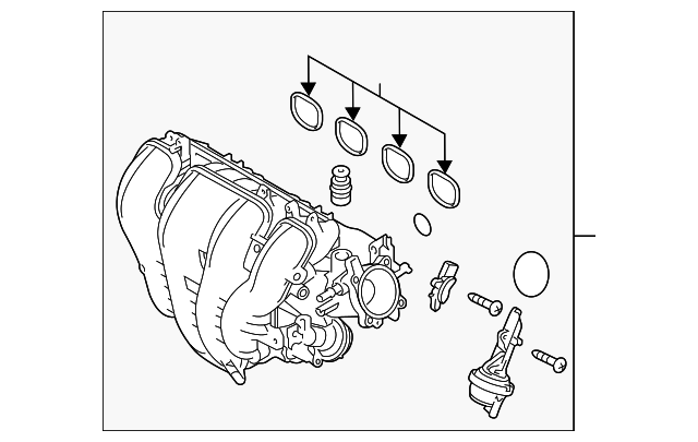 L538-13-100C - Intake Manifold - 2009-2015 Mazda | Mazda Parts Factor