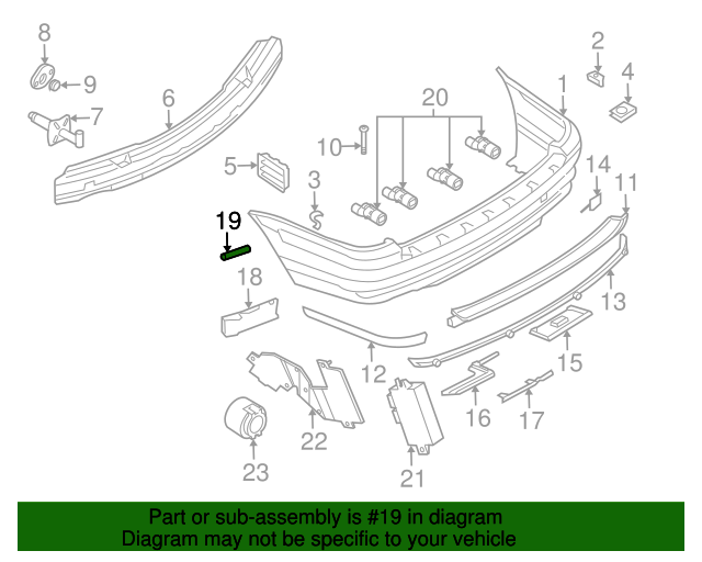 Genuine BMW 23-14-8-372-833 | Edge Guard | FREE Shipping on Most Orders ...