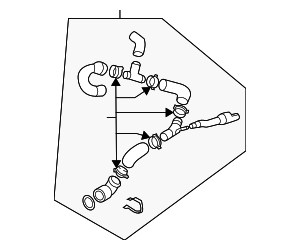 8E0-121-070-B - Radiator Coolant Hose 2004-2009 Audi | AutoNationParts.com