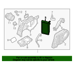 2011-2020 Kia Sorento Evaporator Core 97927-1U000 | TascaParts.com