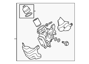 2014-2020 Mopar Engine Oil Filter Housing 68189842AA | TascaParts.com