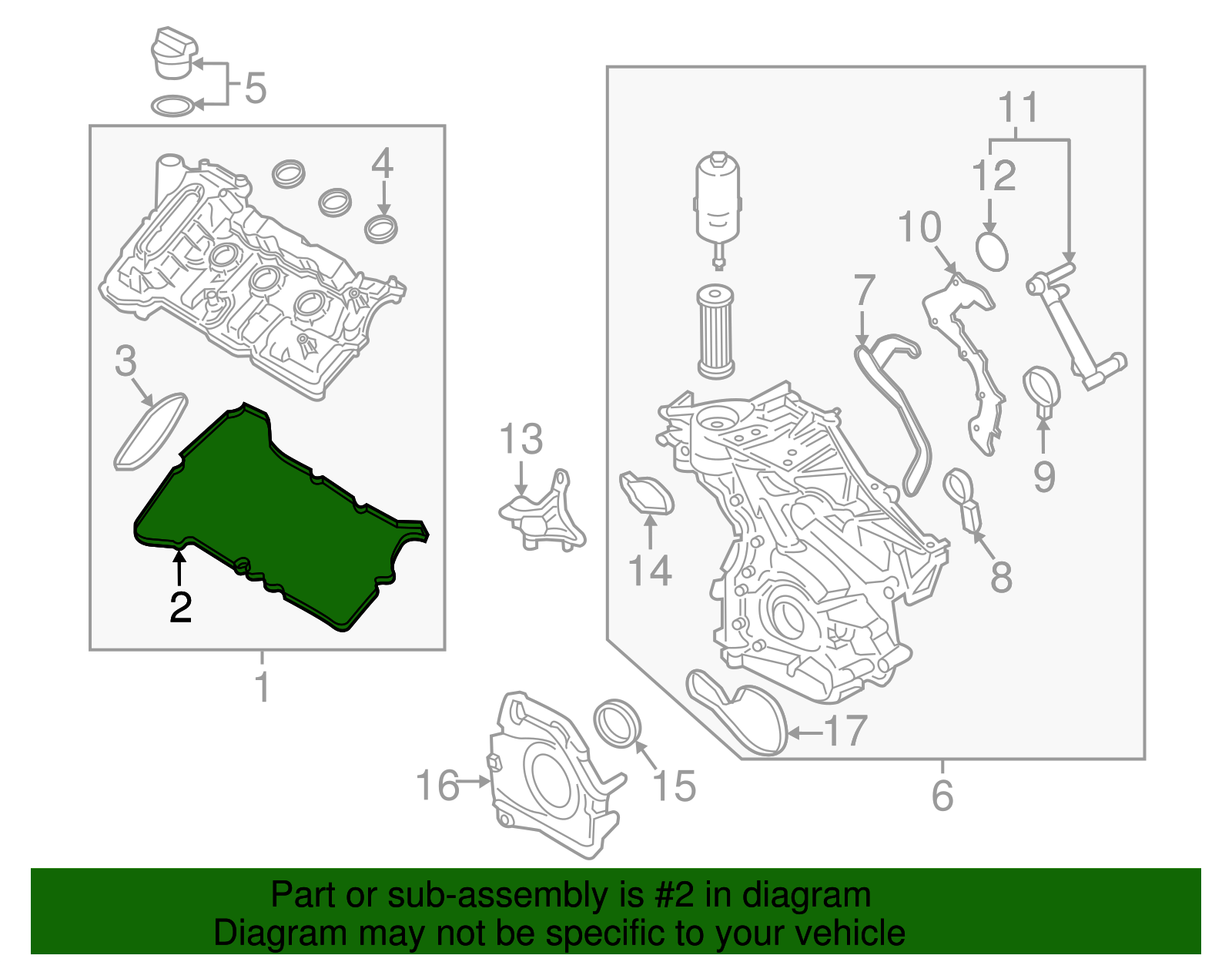 2015-2024 Ford Valve Cover FT4Z-6582-F | OEM Parts Online