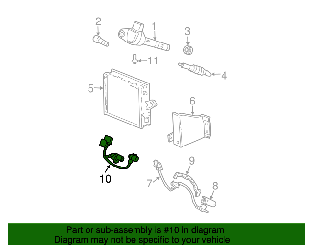 2006-2008 Honda Pilot Sensor Assembly, Position 28900-RDK-013 | OEM ...