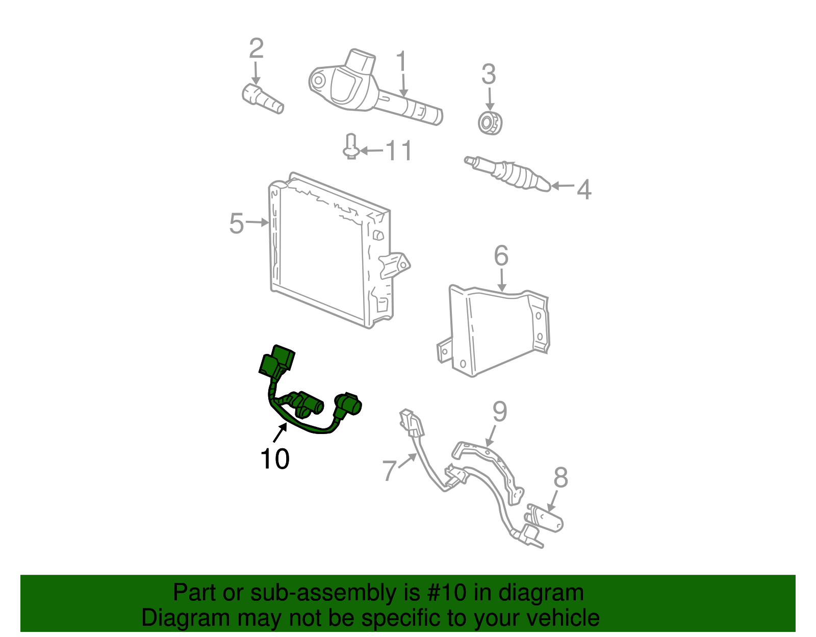 28900-RDK-013 - 2008 Honda Pilot - Sensor Assembly Position | Honda Car ...