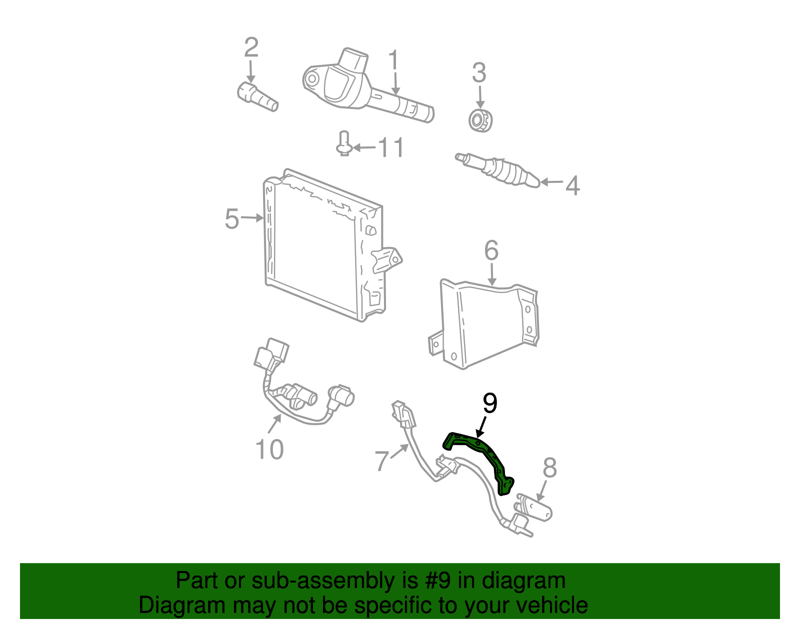 37503-RCA-A00 - Engine Wiring Harness Bracket 2003-2008 Honda | Honda ...