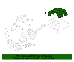 84850-3T000BNH - Upper Column Cover 2015-2017 Kia K900 | Kia.Parts Store