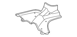 2014-2019 Toyota Corolla Tank Shield 77641-02210 | Toyota OEM Parts Online