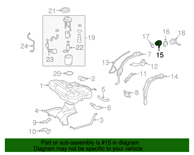 2014-2019 Toyota Corolla Filler Shield 77291-02170 | Toyota Parts Center
