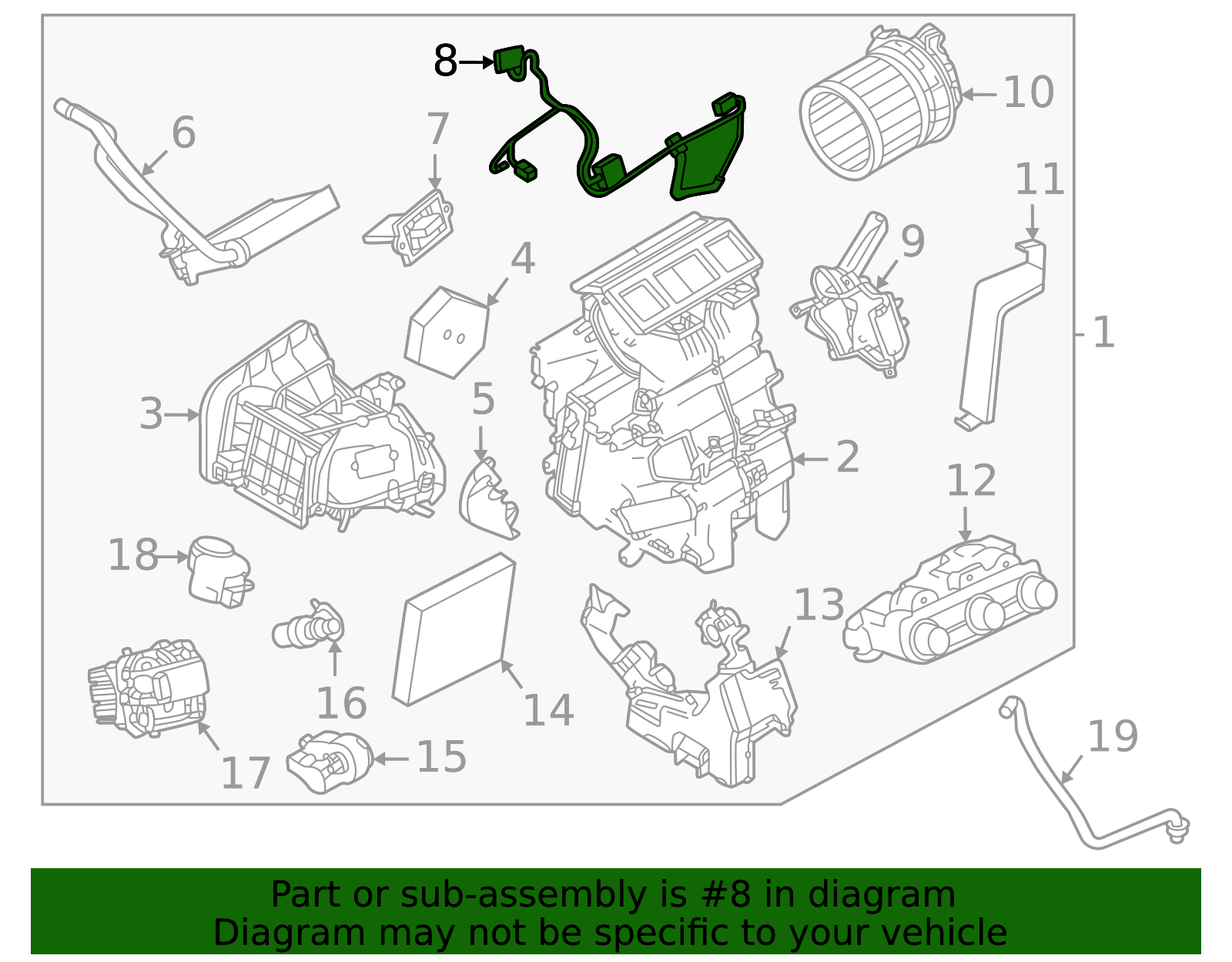 2020-2025 Nissan Versa HVAC System Wiring Harness 27206-5RB0B | Team ...