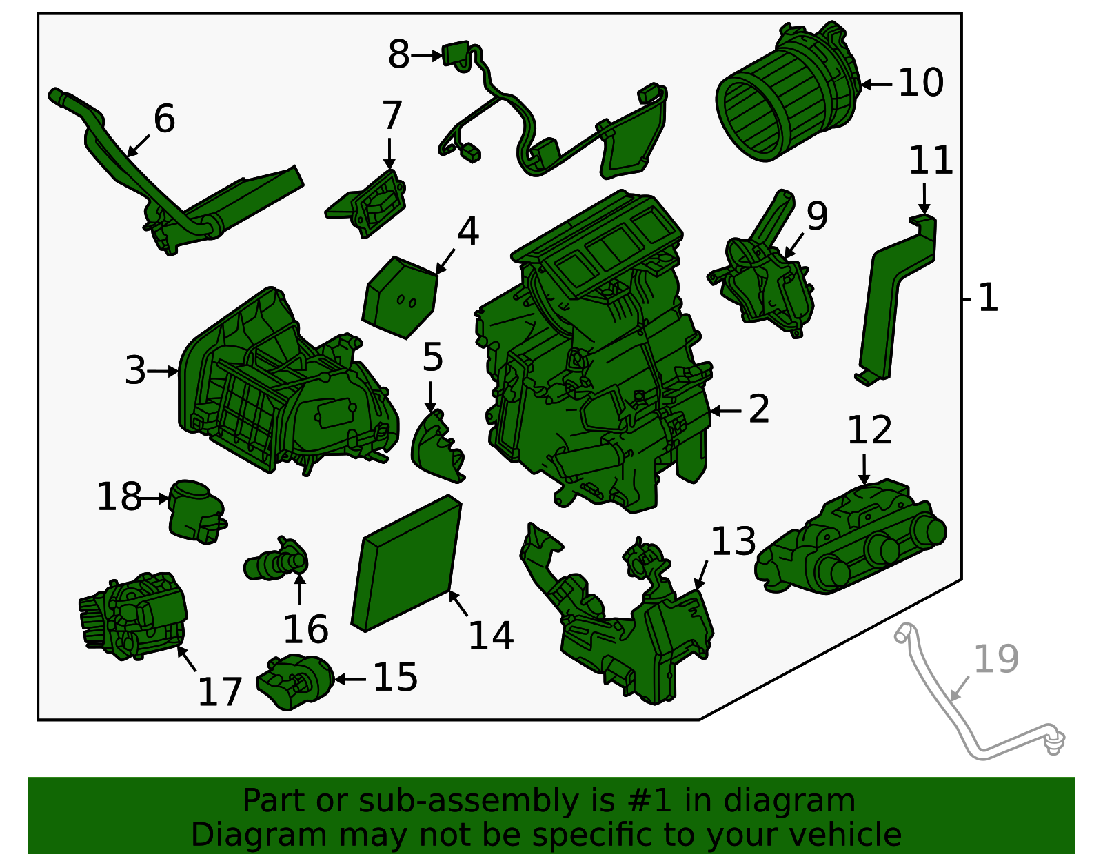 2022-2025 Nissan Versa HVAC Unit Case Assembly 27210-9ES0A | OEM Parts ...