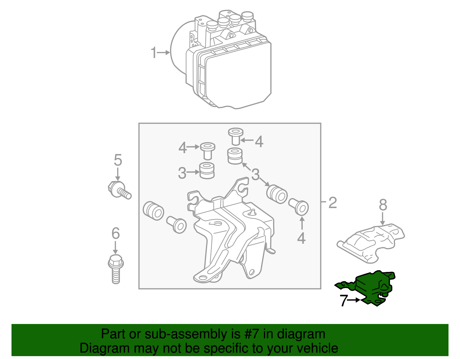 Genuine Toyota Yaw Rate Sensor part# 89180-52050 for 2010-2014 Scion xD ...