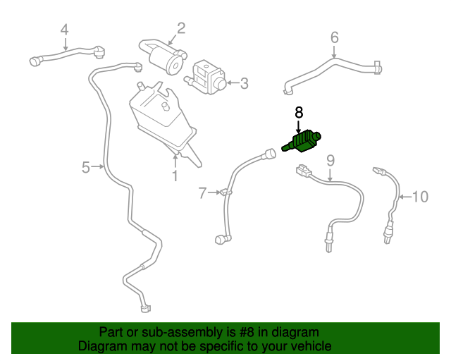 2015-2024 Volvo PCV Valve 31430866 | OEM Parts Online