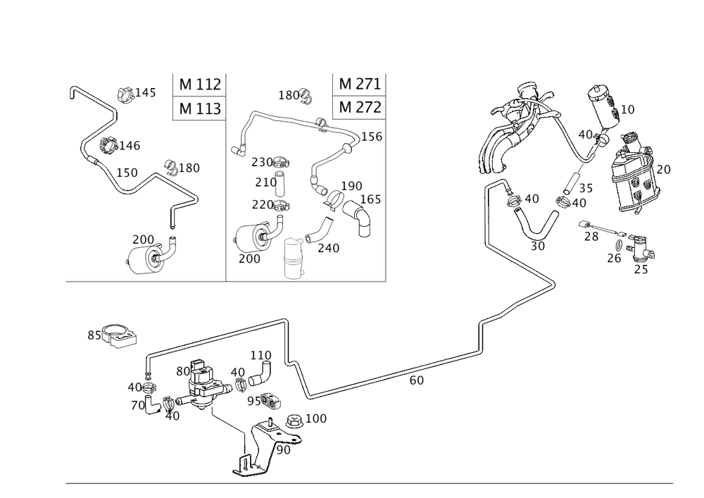 000-470-87-93 - Purge Valve 1960-2015 Mercedes-Benz | Mercedes-Benz USA ...