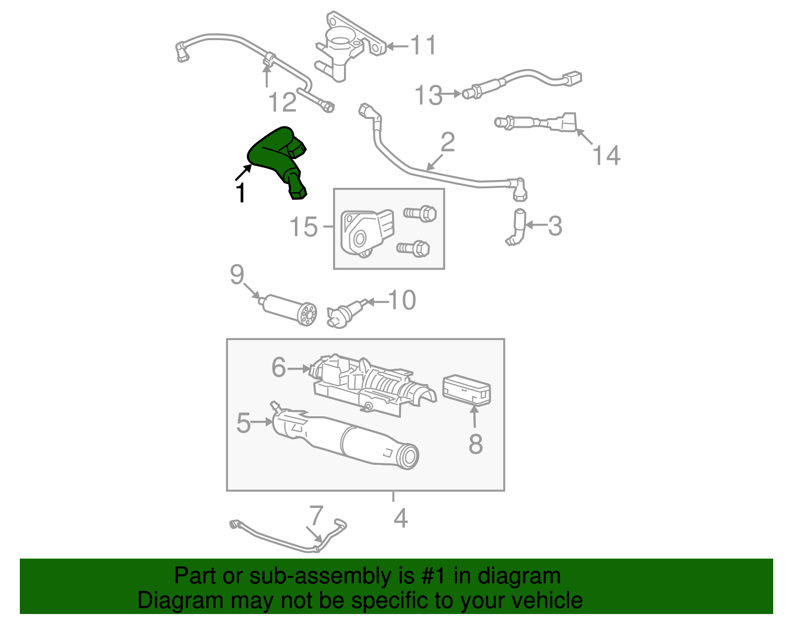2004-2006 Ford Motorcraft™ PCV Valve Hose KCV-138 | OEM Parts Online