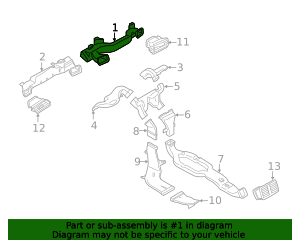 2020-2024 BMW Cold air duct right 64-22-6-823-169 | AutoNationParts.com