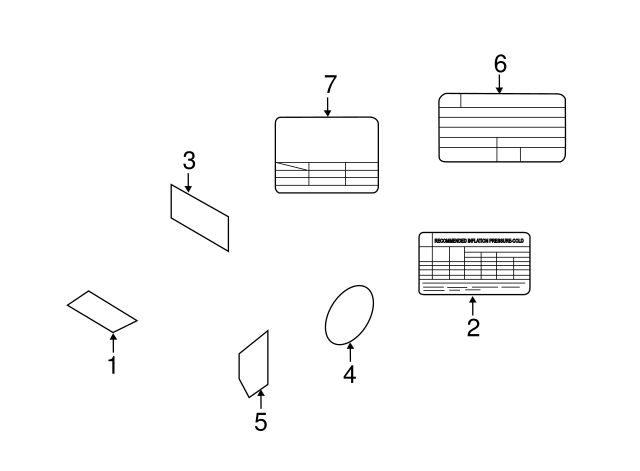 97699-2K000 - AC Label 2010-2013 Kia Soul | Kia.Parts Store