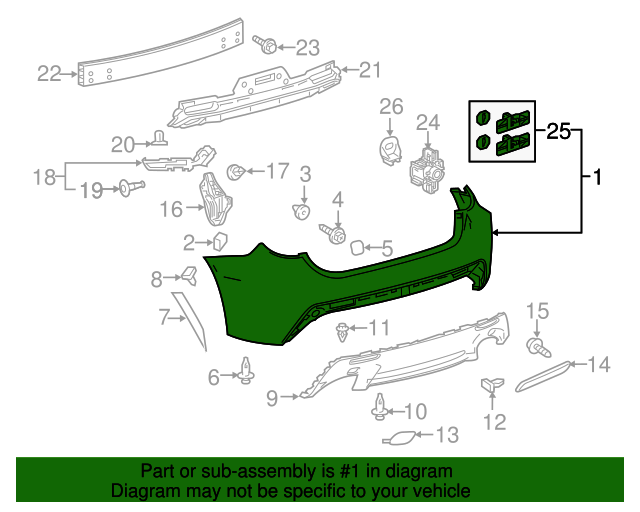 52159-24925 - Bumper Cover 2015-2019 Lexus RC F | Longo Lexus Parts