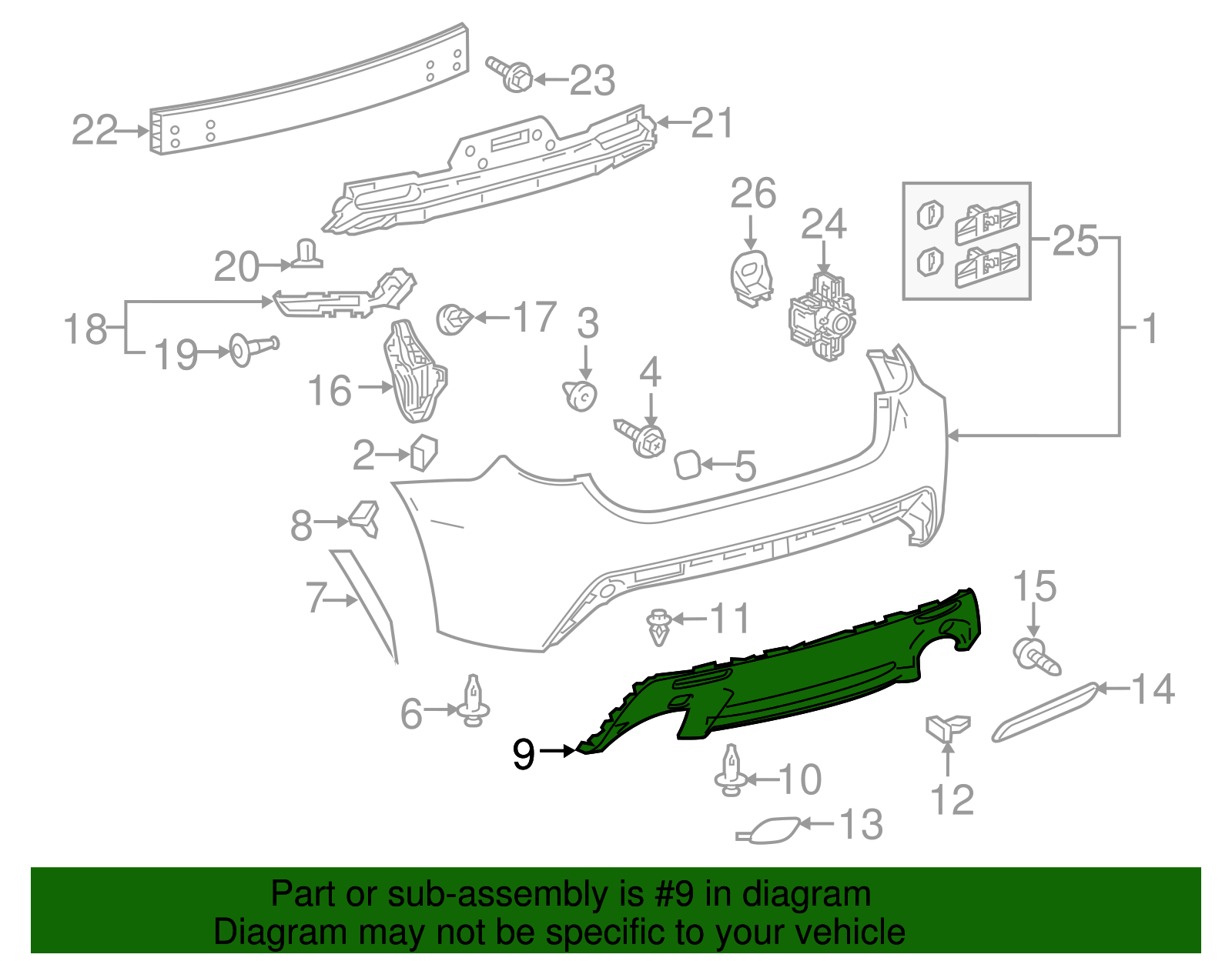 52108-24030 - Lower Extension 2015-2019 Lexus RC F | Longo Lexus Parts