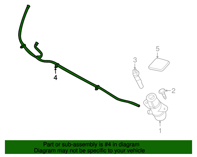Genuine BMW 61-67-7-837-557 | Washer Hose | FREE Shipping on Most ...
