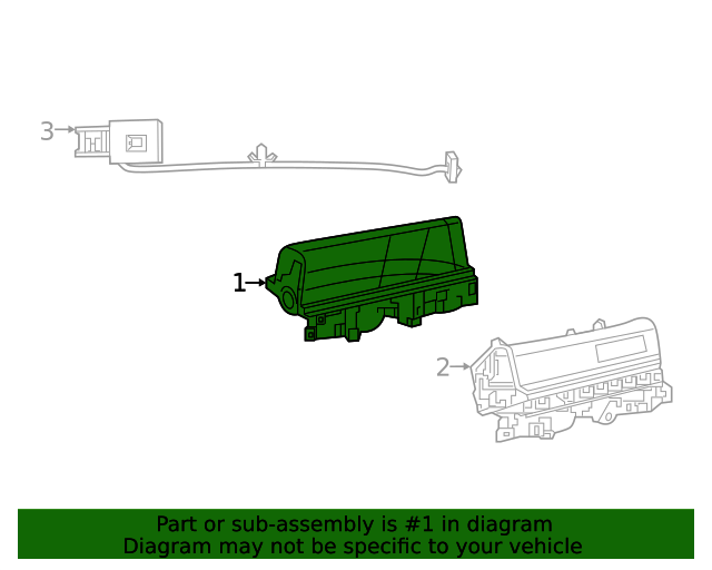 5YK23TX7AF - Glove Box Bin - 2019 2020 Ram 1500 | Mopar Parts Canada