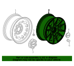 2019-2024 Chevrolet Aluminum Front and Rear Wheel 84570309 | OEM Parts ...