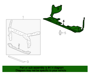 OEM 2013-2017 Honda Accord Lower Shield 74111-T2B-P00 | Honda ...