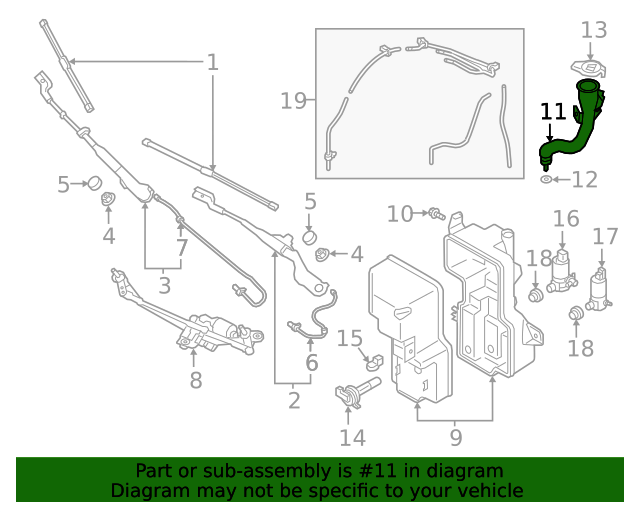 2021-2023 Volvo Washer Reservoir 32237293 | TascaParts.com