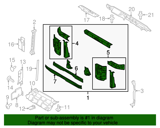 2008-2024 Ford Radiator Support hc2z16138a | TascaParts.com