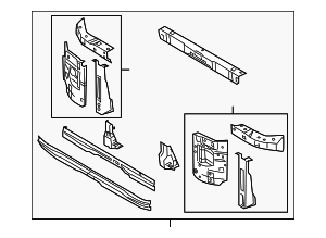 Genuine OEM Ford Part - Radiator Support HC2Z-16138-A | Genuine OEM ...