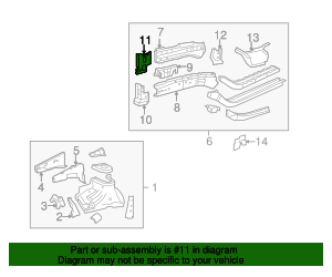 57114-0R010 - Rail Extension - 2006-2015 Toyota RAV4 | OEM Genuine ...