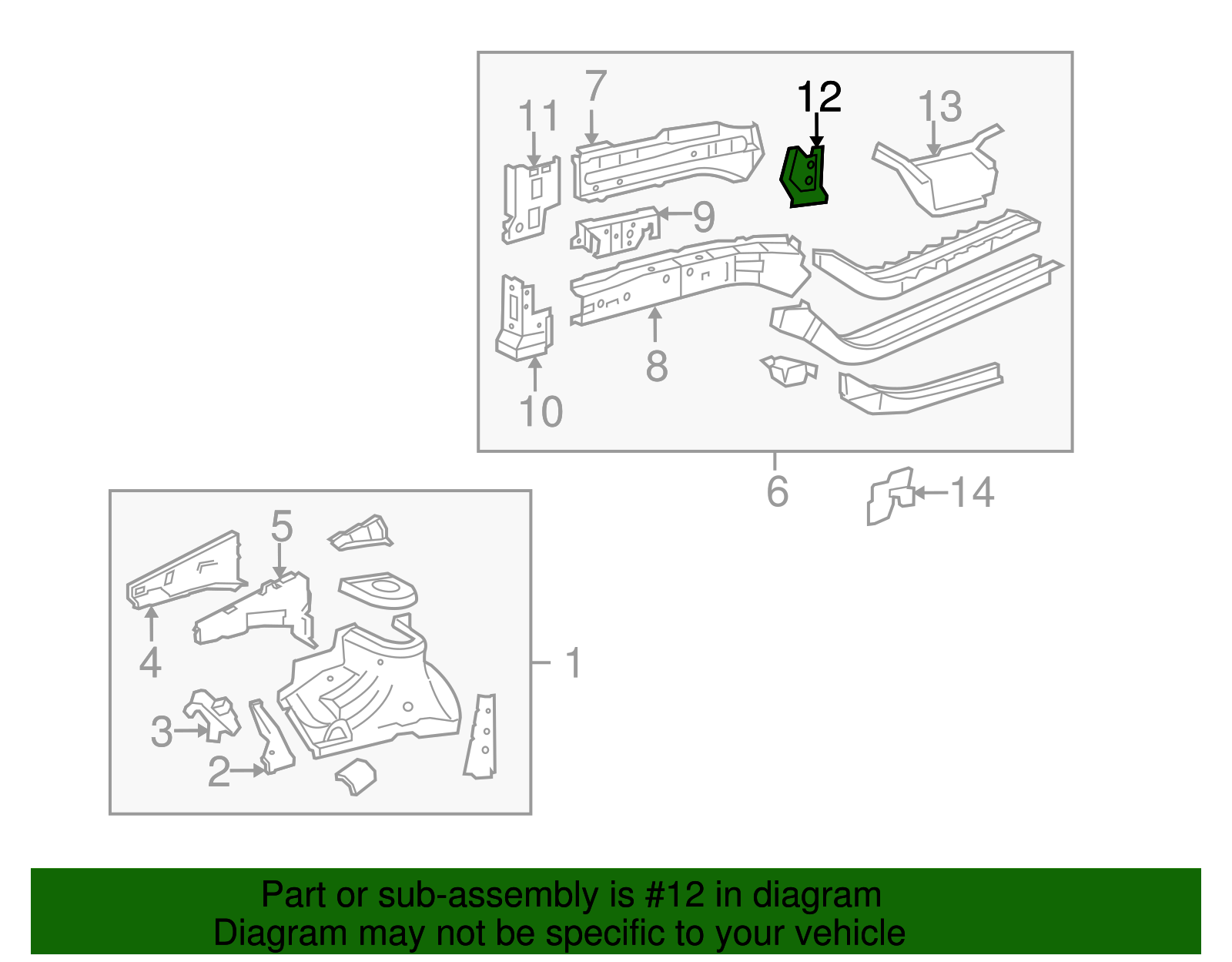 2006-2018 Toyota RAV4 Fender Gusset 57189-0R010 | Toyota Parts Center