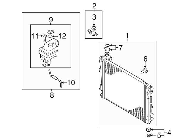 2011-2017 Hyundai Engine Coolant Reservoir 25430-2T000 ...
