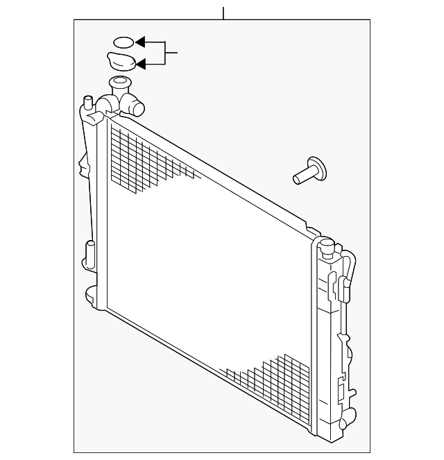 Genuine Radiator Assembly for 2012-2014 Hyundai Azera | Part# 25310 ...